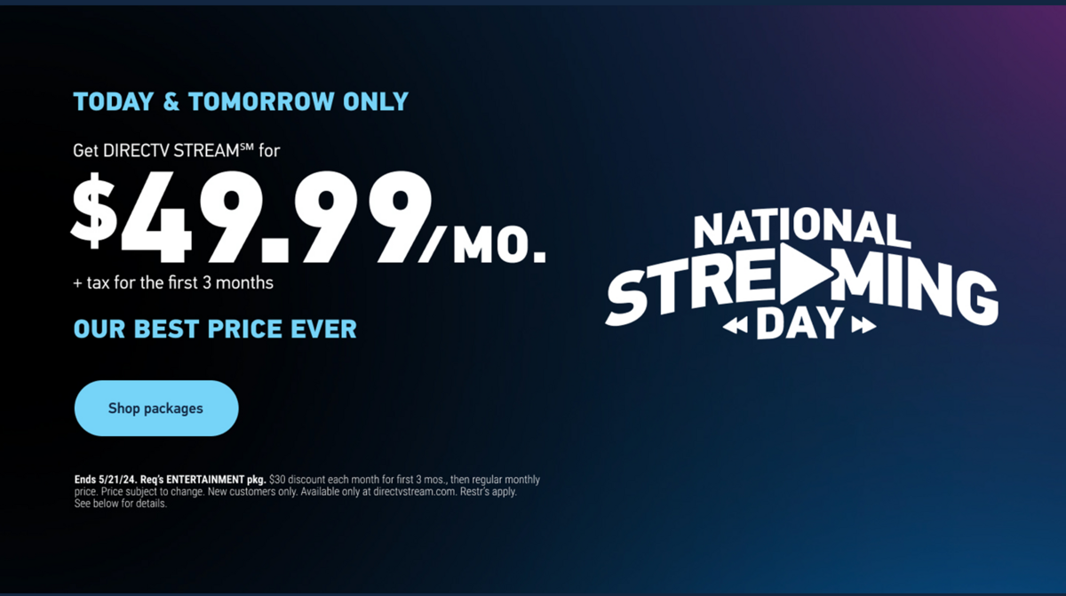 DIRECTV STREAM Makes Best Offer Ever | DIRECTV Insider