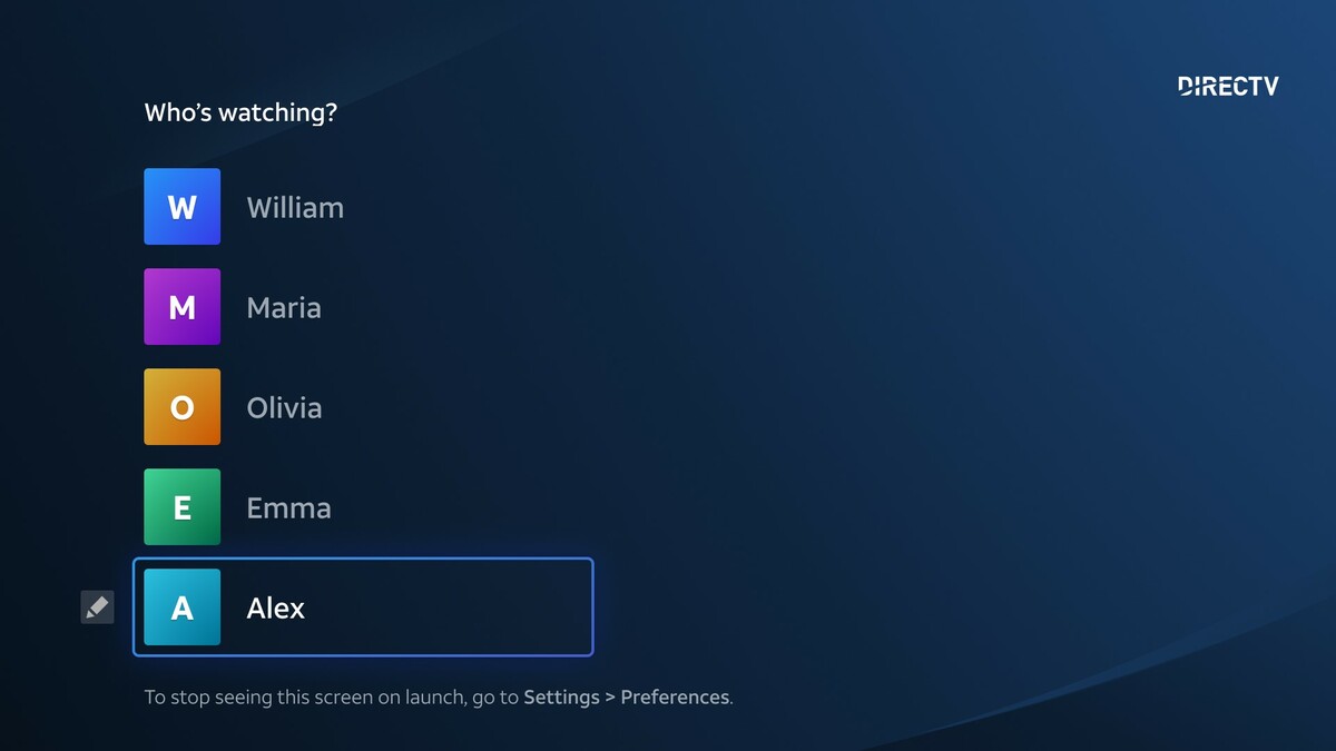 DIRECTV Introduces “User Profiles” | DIRECTV Insider